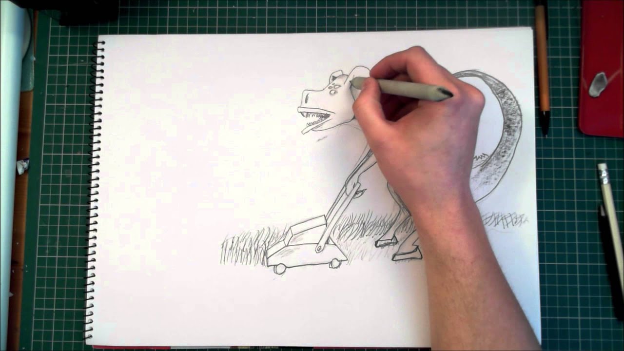 Day 13 of 30 - A Monster Performs a Mundane Task (Timelapse) - YouTube