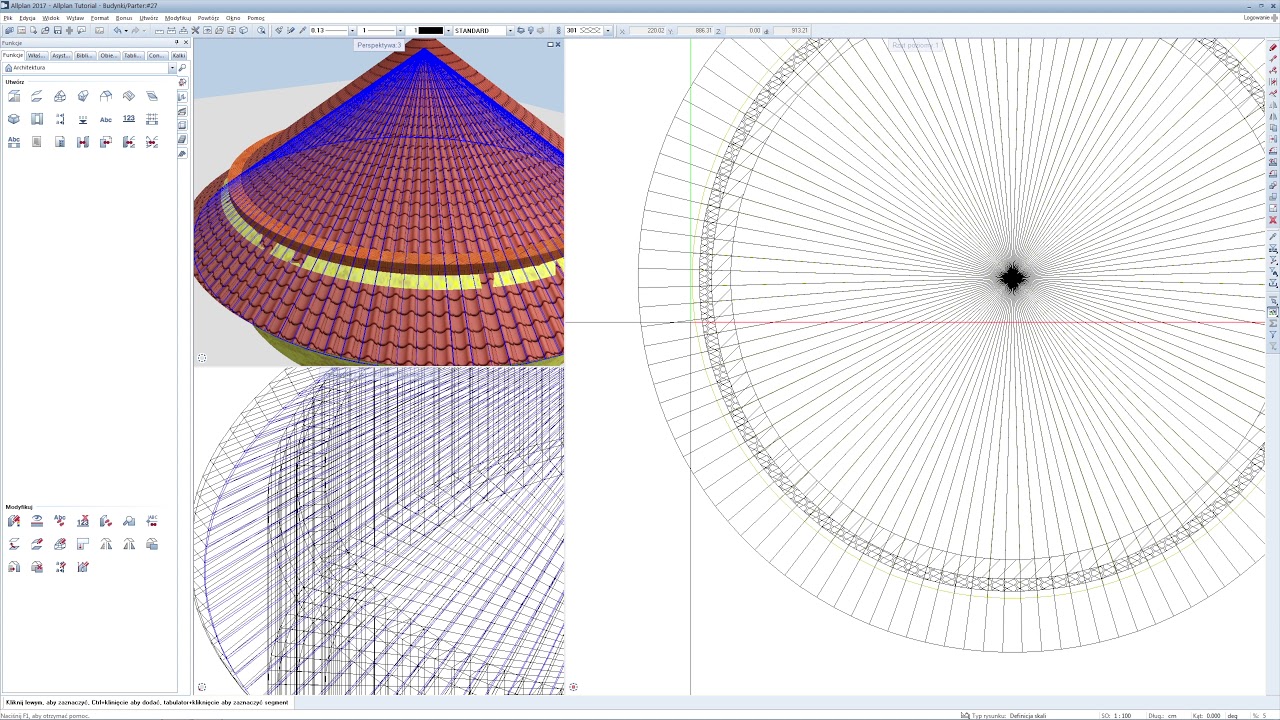 Allplan 2016/17 Tutorial - 12 rysowanie dachów - YouTube