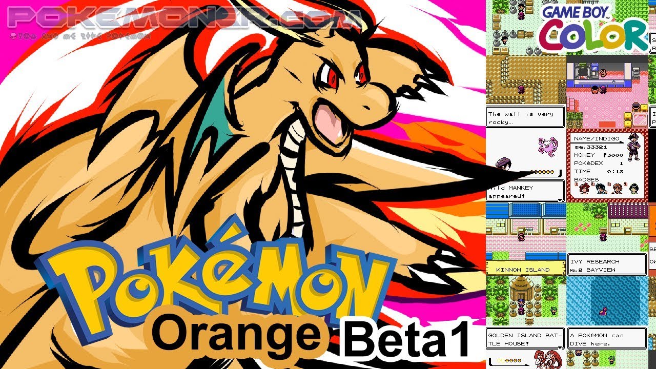 Pokemon Orange Beta 1 - Gameplay + Download - YouTube