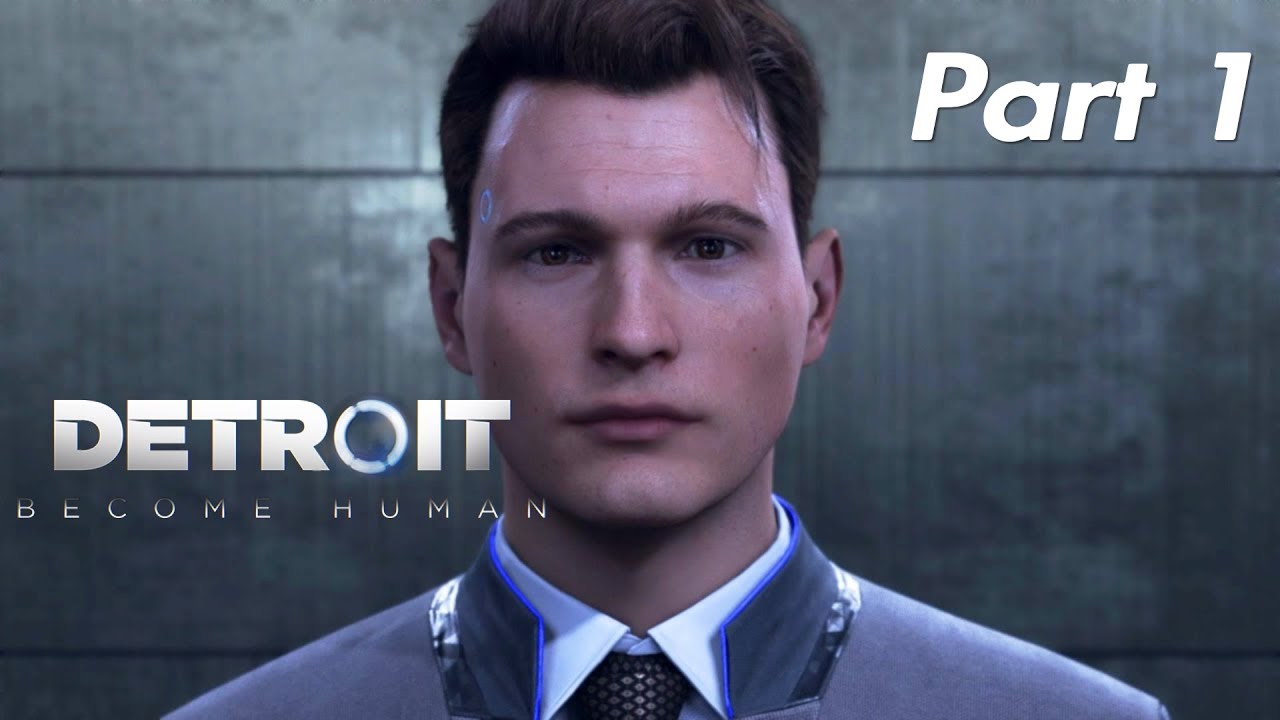 Connor the Android | Detroit: Become Human Part 1 - YouTube
