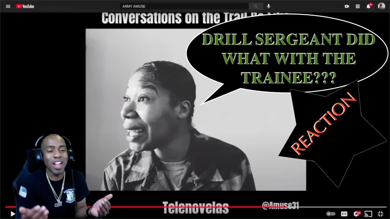 DRILL SERGEANT DID "IT" WITH THE SOLDIER [ARMY AMUSE REACTION] - YouTube