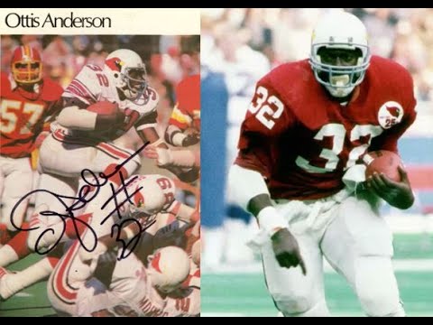 OTTIS "O.J." ANDERSON - 7+ Years of Cardinals Highlights - YouTube