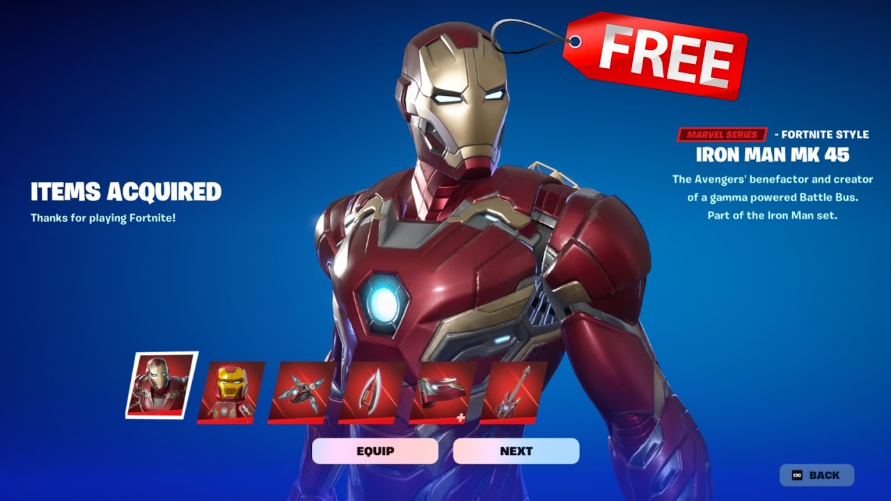 How to Get IRON MAN for FREE in Fortnite! - YouTube