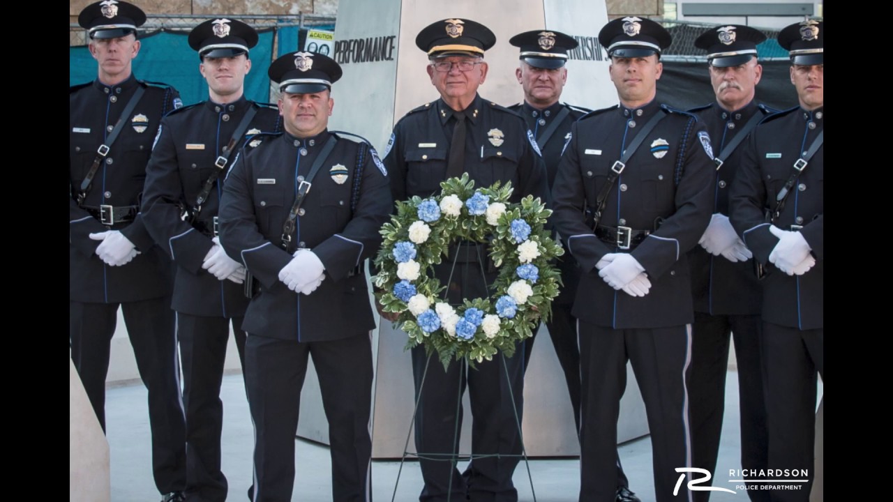 Richardson PD National Police Week Memorial Service 2020 - YouTube