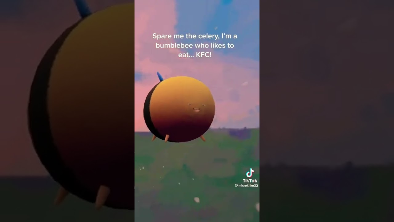 bumble bee that likes to eat kfc - YouTube