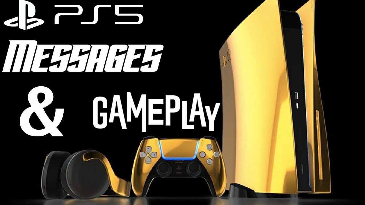 How To Access PS5 Messages & Captured Gameplay - YouTube