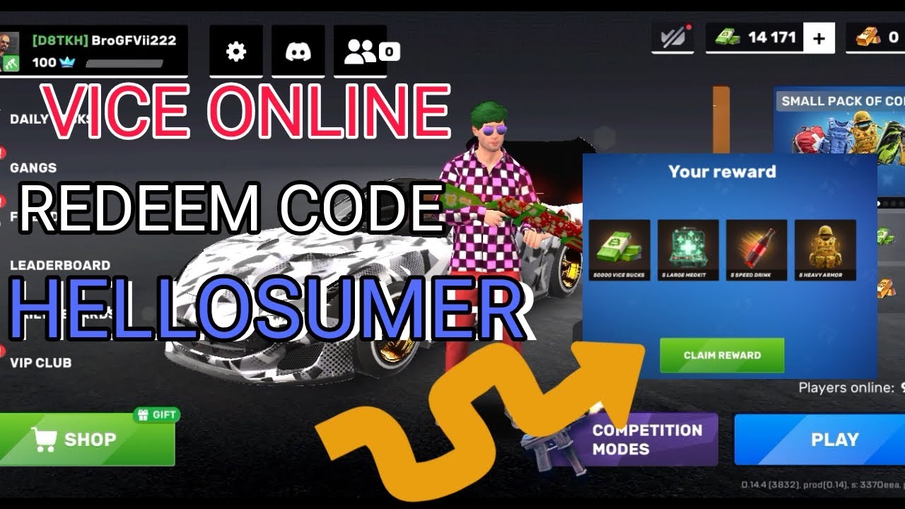 Vice online redeem code - YouTube