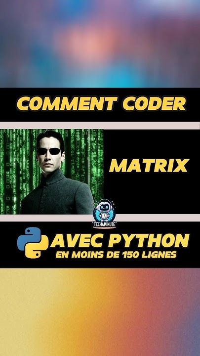 Coder en python Matrix #python #tech #matrix - YouTube