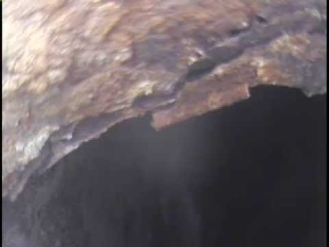 Rusty In Slab Air Duct Before Duct Armor - YouTube
