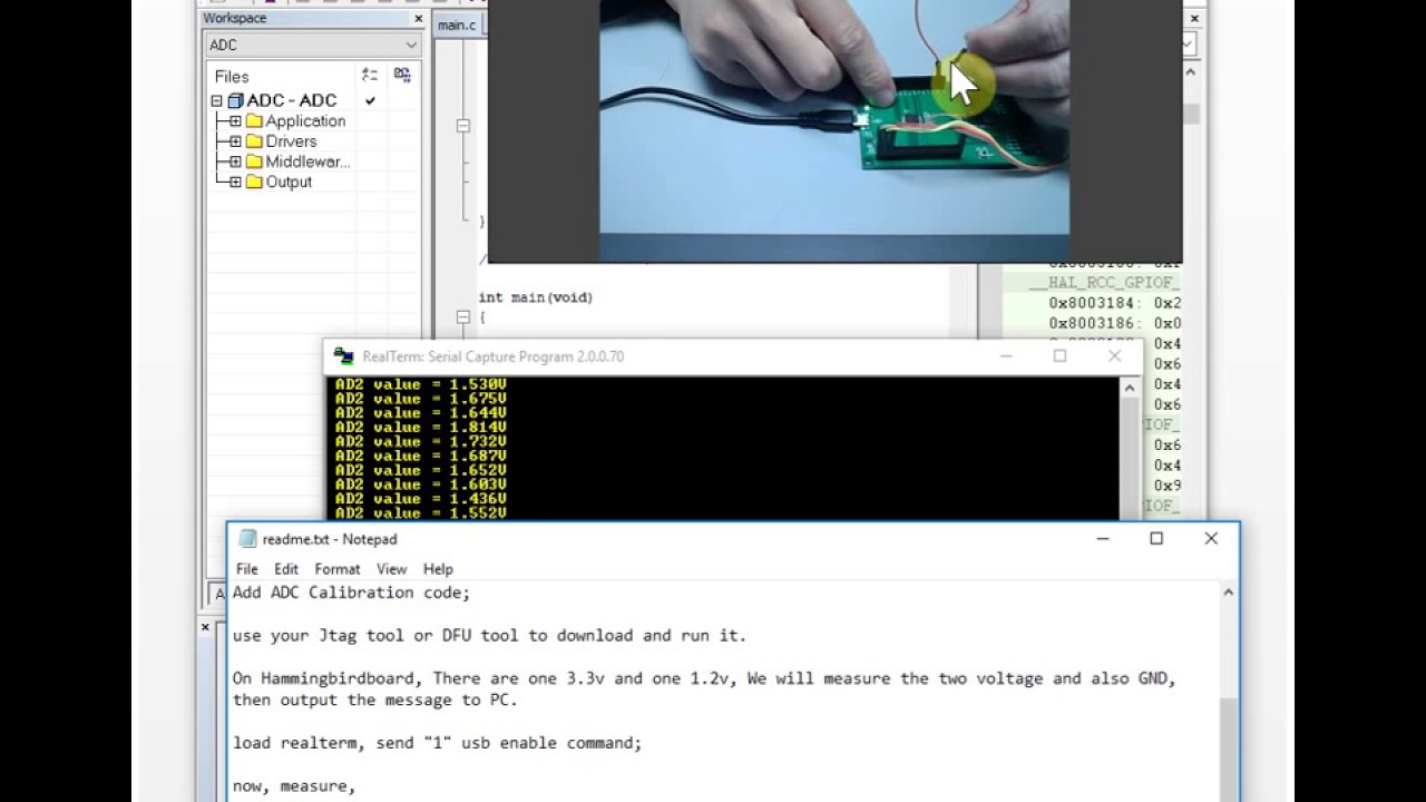 Hummingbird ARM Lesson 07: STM32 ADC - YouTube