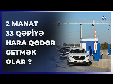 Azərbaycanın ilk ödənişli avtomobil yolu