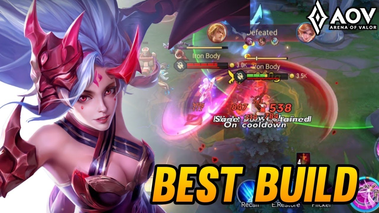 AOV : YENA GAMEPLAY | BEST BUILD - ARENA OF VALOR - YouTube