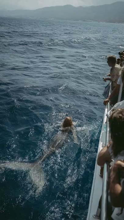 Real-Life Mermaid Spotted Off Greek Island Beach - YouTube