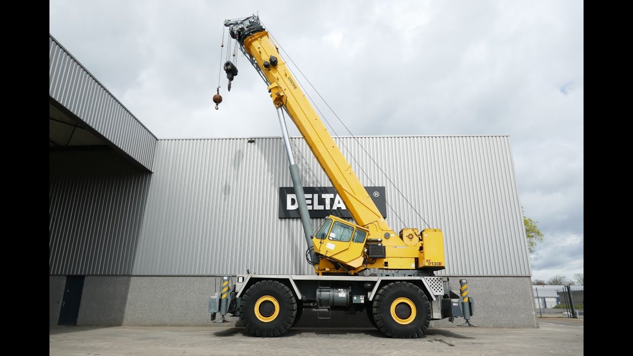 Demonstration video Grove RT9130E Rough Terrain Crane - YouTube