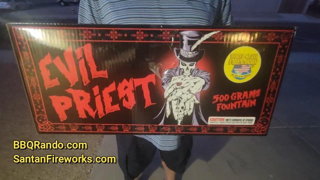 Evil Priest Fountain - World Class Fireworks - YouTube