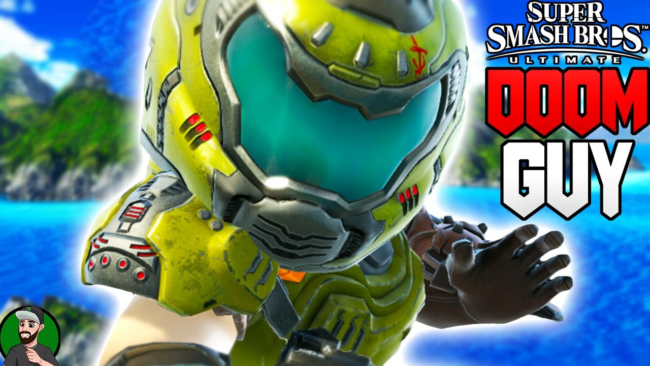 DOOM GUY Raises Hell! | Super Smash Bros Ultimate "DOOM GUY" (Mii ...