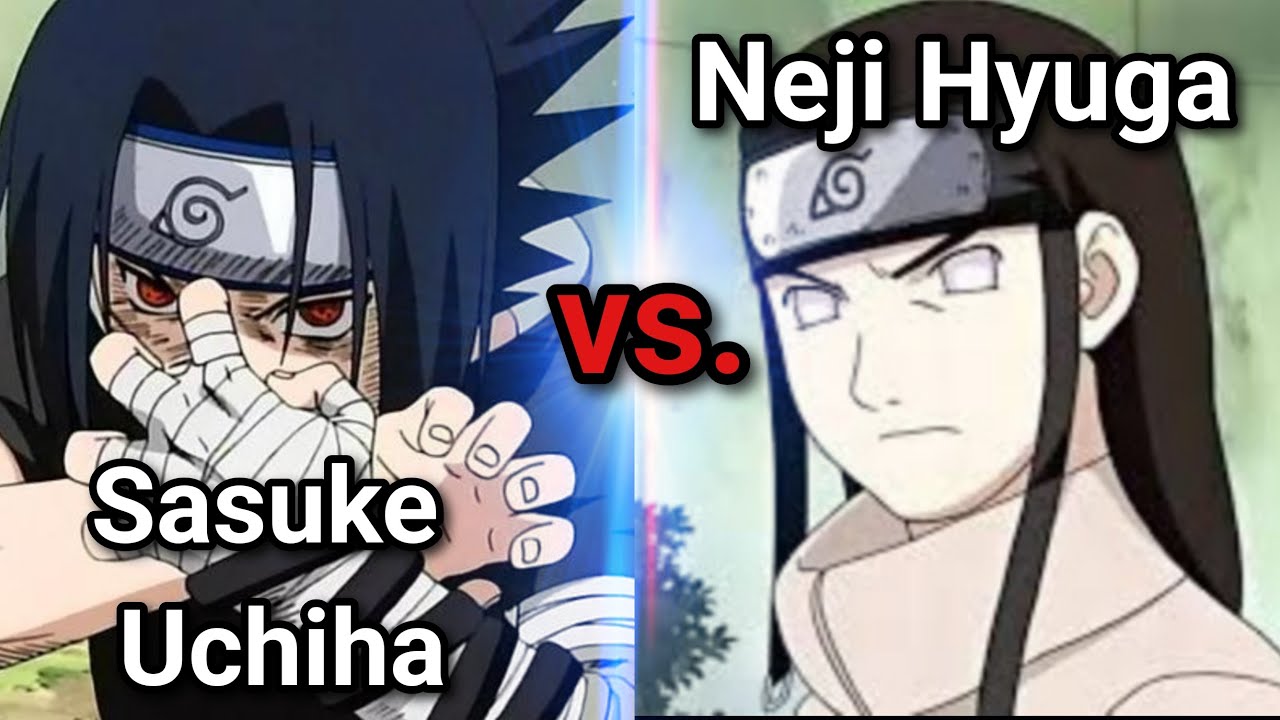 Sasuke vs. Neji at every point in the series - YouTube