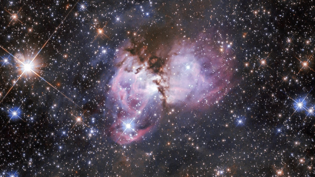 Pan Across Star Formation Region LHA 120-N150 - YouTube