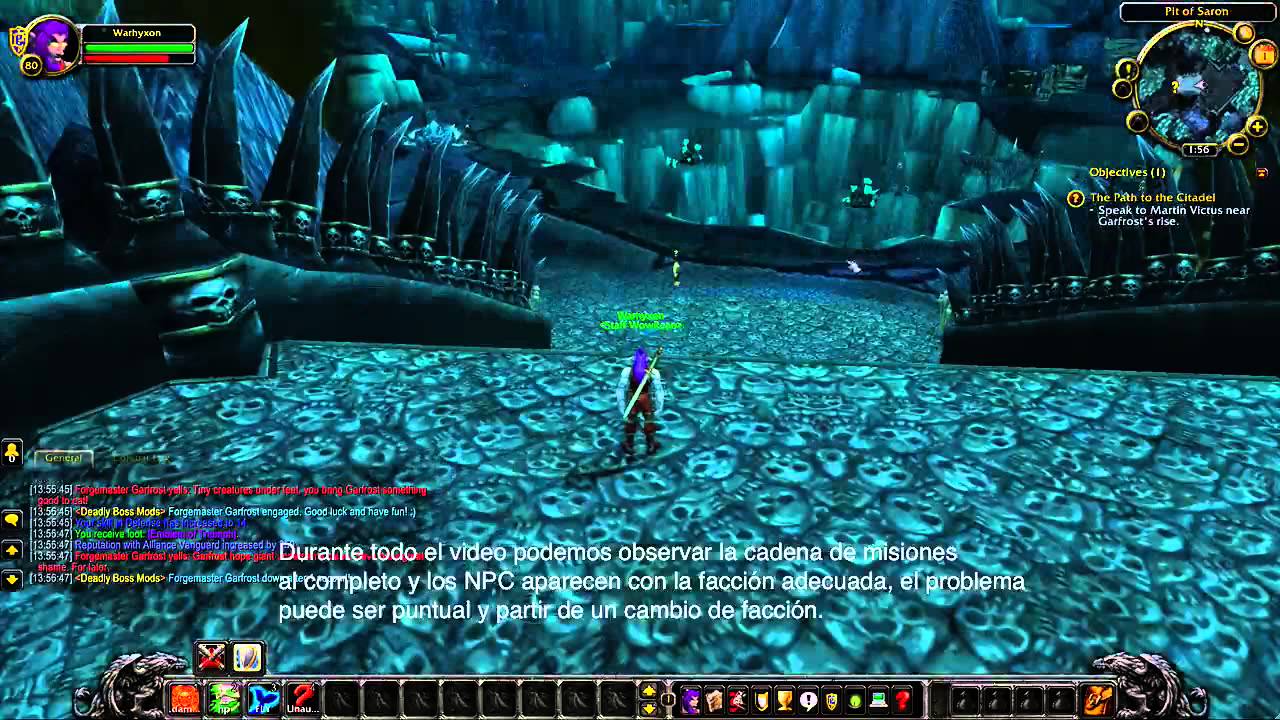 Quests FoS PoS HoR Test Wow Rean - YouTube