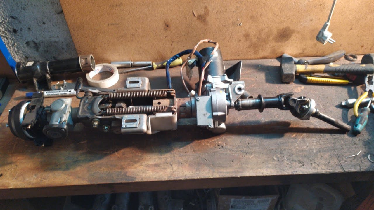 NISSAN 200SX S13 electric steering column *Prototype* - YouTube