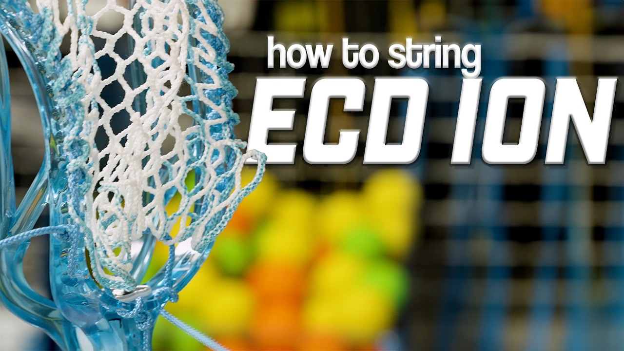 How To String ECD Ion | Lacrosse Unlimited - YouTube