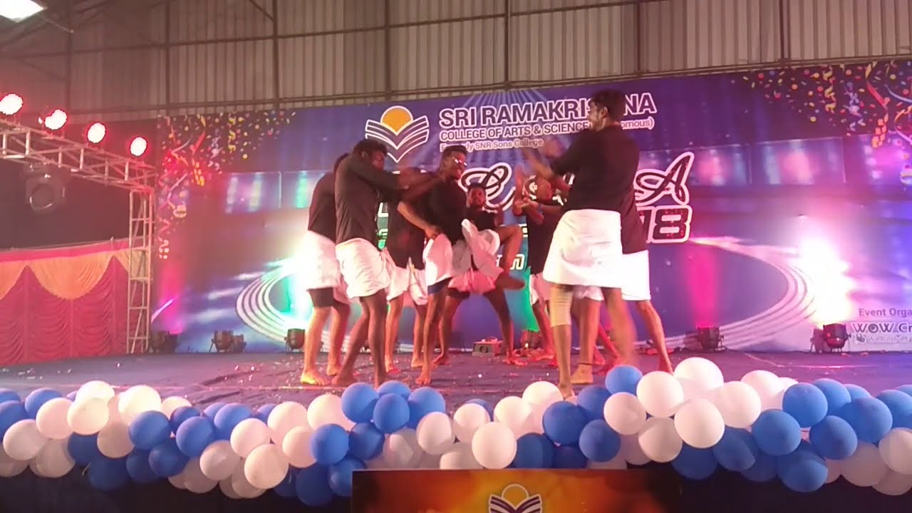 Snr Sons College Boys Performance At Hostel Day | Group Dance in Hostel ...