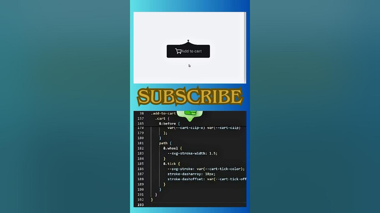 🛒 Add To Cart Button Animation Using Html Css And Js Webdevelopment