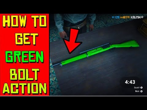 Red dead online how to get the green bolt action rifle after patch ...