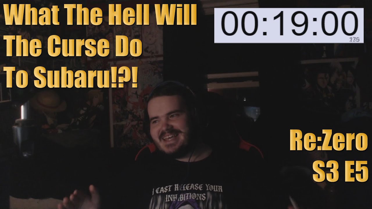 Re:Zero Season 3 E5 Reaction What The Hell Will The Curse Do To Subaru ...