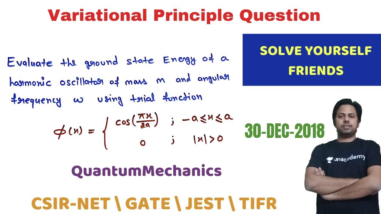 Variational Principle Question | Quantum Mechanics |POTENTIAL G - YouTube