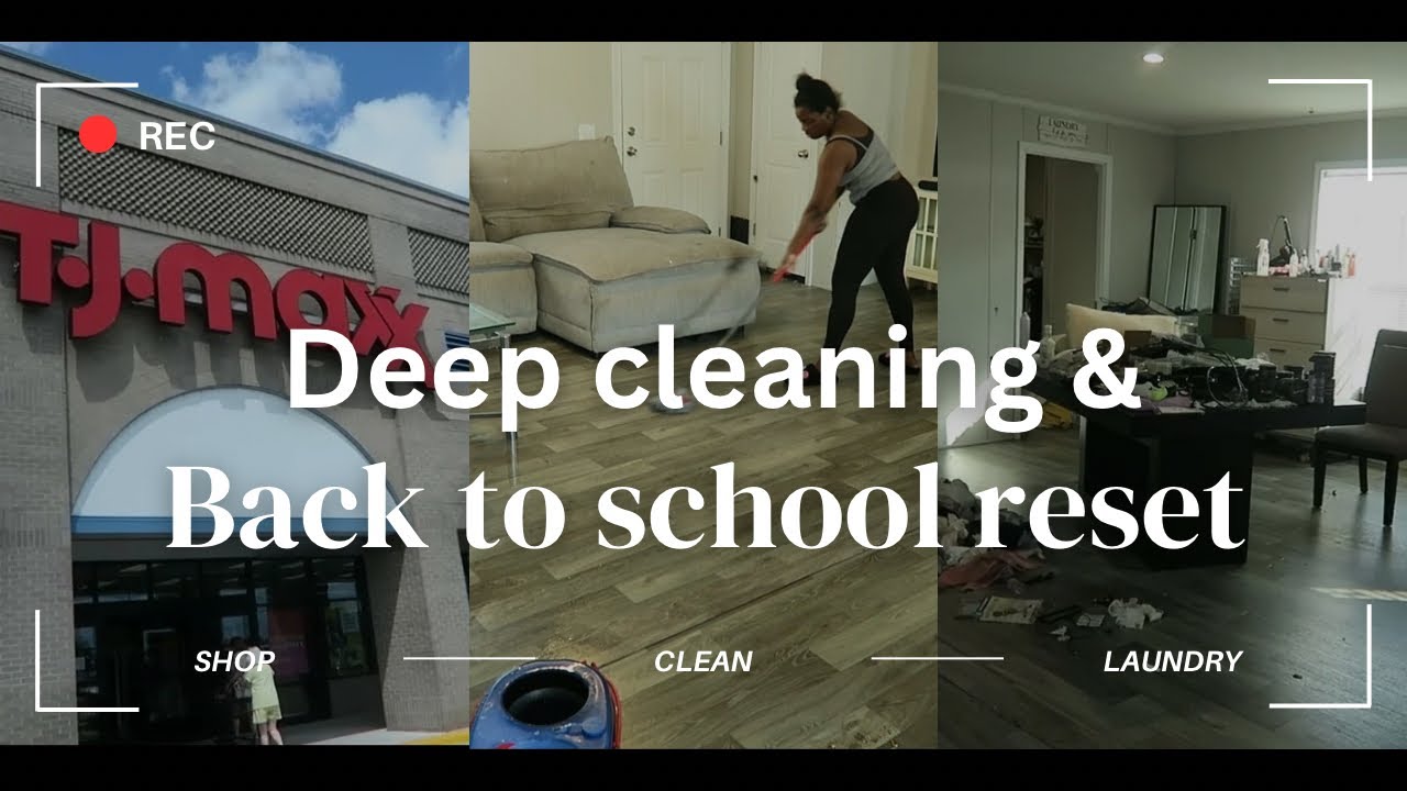 NEW! BACK TO SCHOOL RESET ️ + MOBILE HOME CLEAN - YouTube