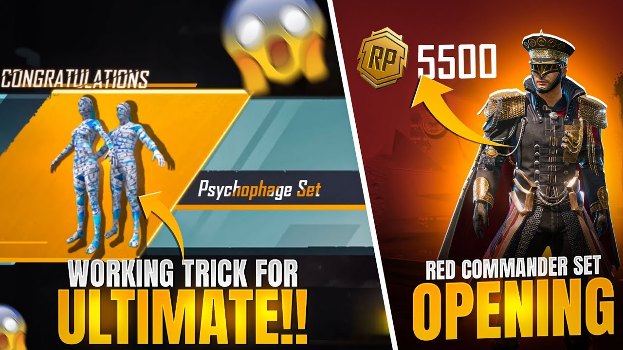 OMG 😱 | Working Trick For Ultimate Mummy Set | How To Get Red Commander ...