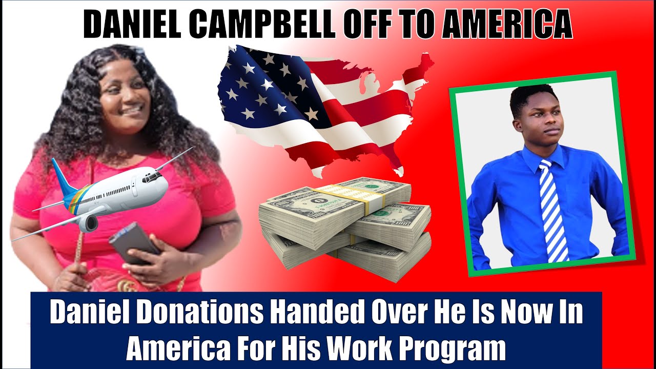 Daniel Donations Handed Over He Is Now In America For His Work Program ...