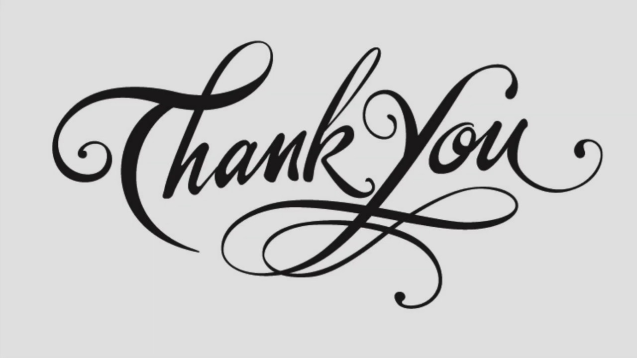 “THANK YOU SO MUCH” - YouTube