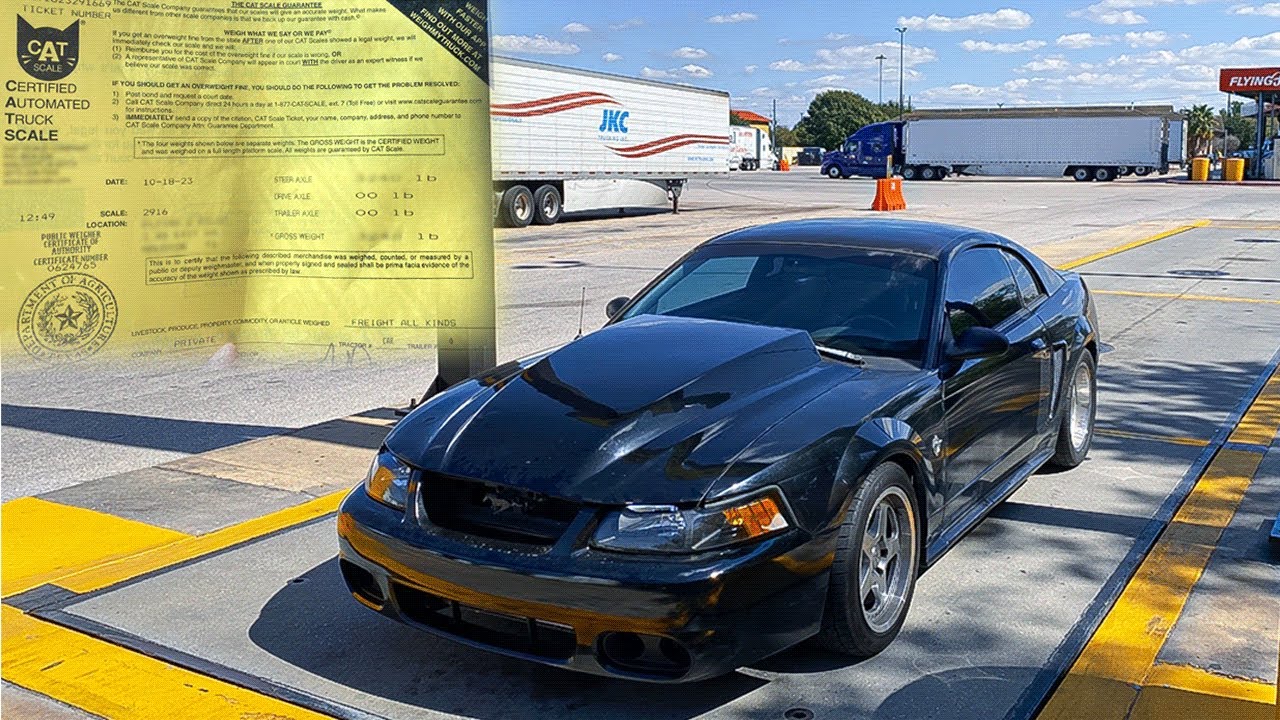 My Procharged New Edge Mustang is INSANELY LIGHT with Basic WEIGHT ...