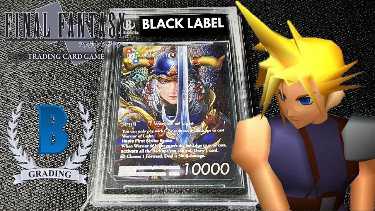 My first Beckett Black Label! | FFTCG - YouTube