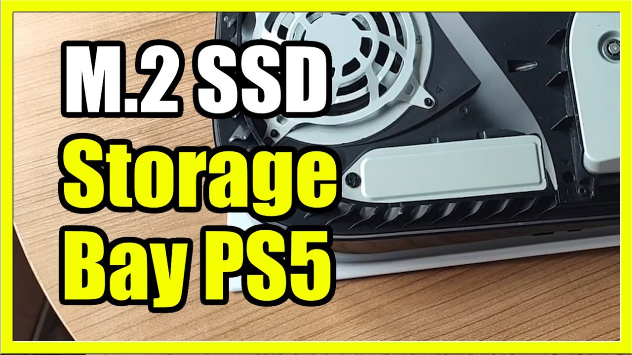 How to open Covers to Insert M.2 SSD on PS5 Expansion Bay (Fast ...