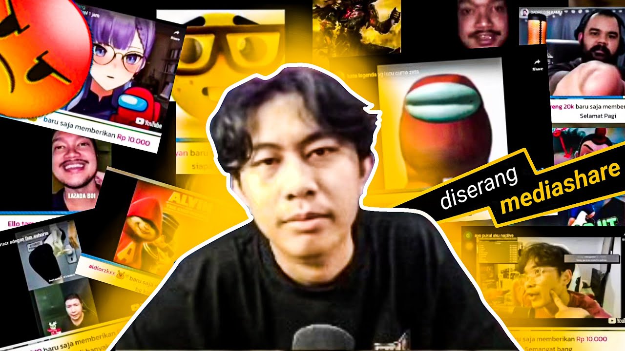 Diserang mediashare (momen kocak live hitzeed) - YouTube