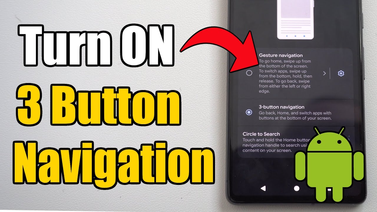 How to Turn On 3 Button Navigation on your Android Phone (Home & Back ...