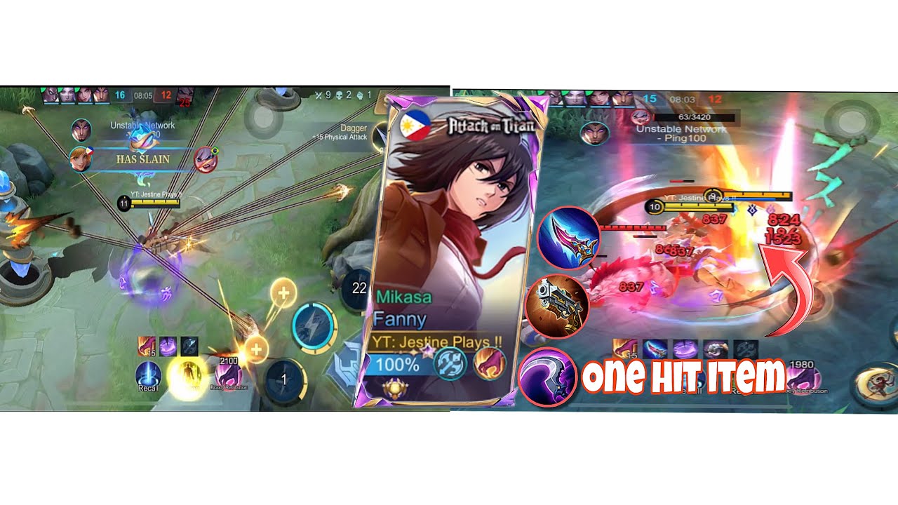 TUTORIAL:HOW TO PLAY FANNY IN SOLORANK GAME WITH ONE HIT BUILD ...