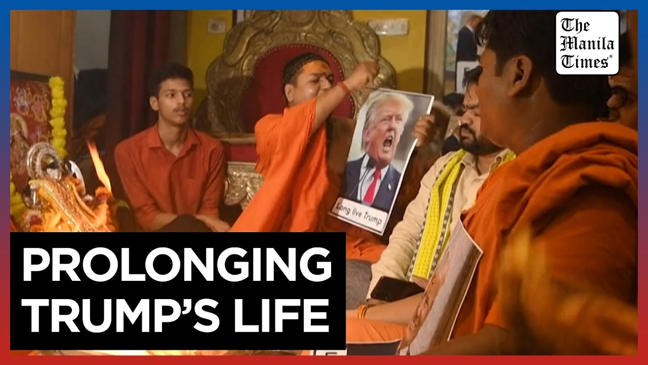 India’s Trump superfans perform Hindu fire rituals for his long life ...