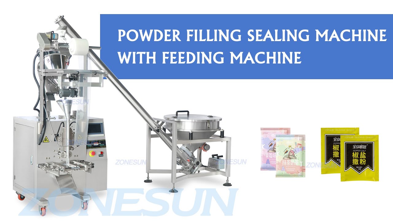 How To Use Automatic Powder Bagging Machine With Powder Feeder? - YouTube
