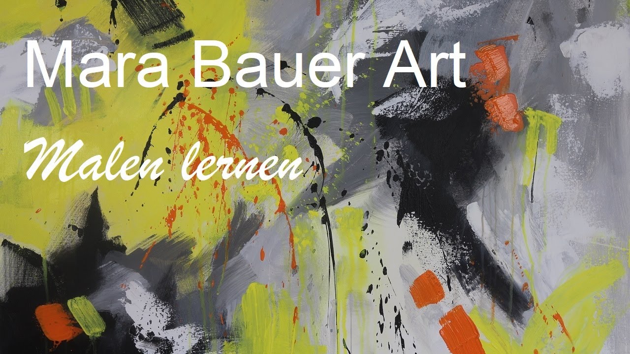 Acrylmalen - acrylic painting - step by step - Schritt für Schritt ...
