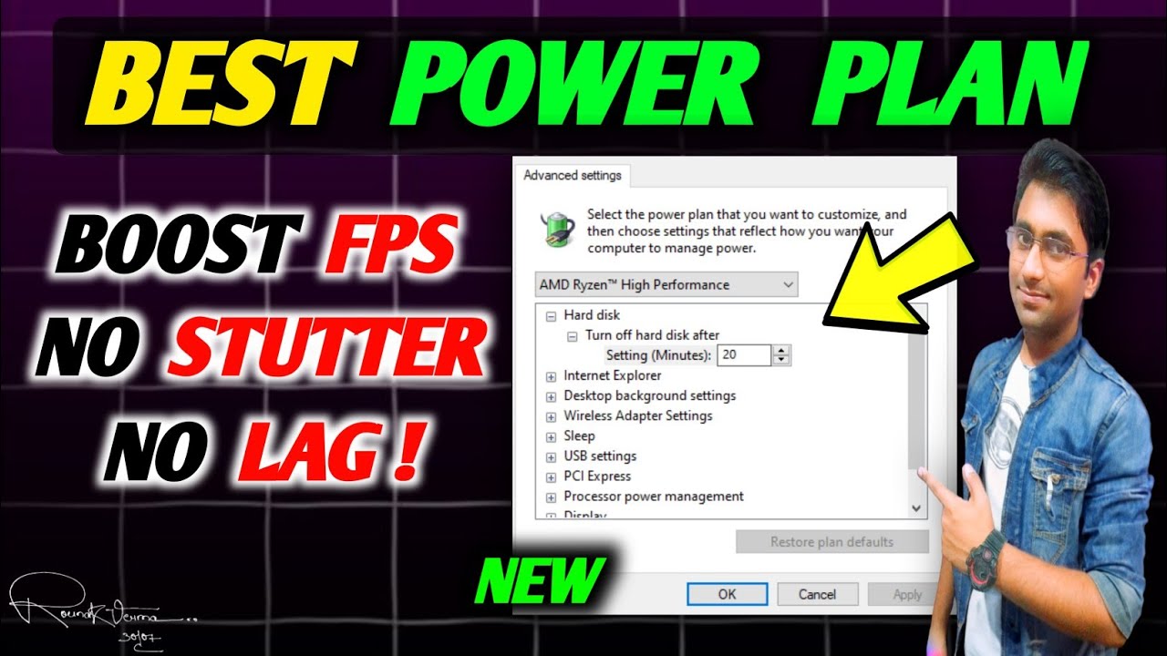 How to Create Best Custom POWER PLAN For Gaming (Boost FPS ...