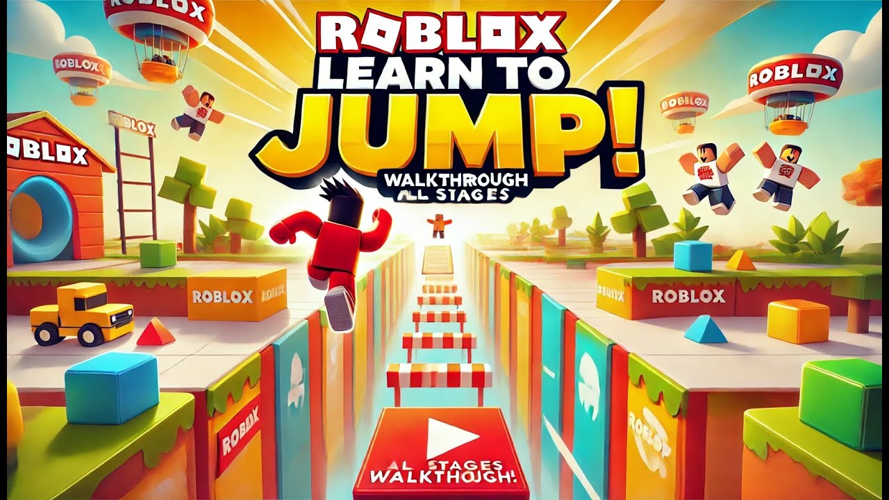 Roblox Learn to Jump Walkthrough – All Stages Complete Guide! - YouTube