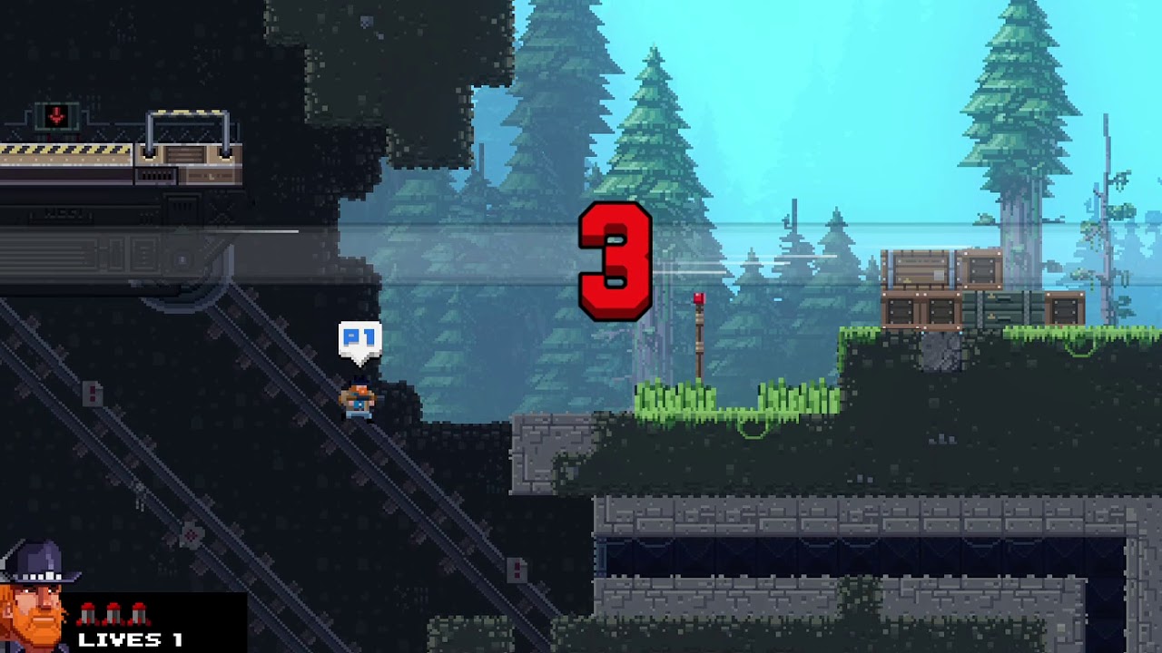 One of the Hardest Levels to Beat in Broforce - YouTube