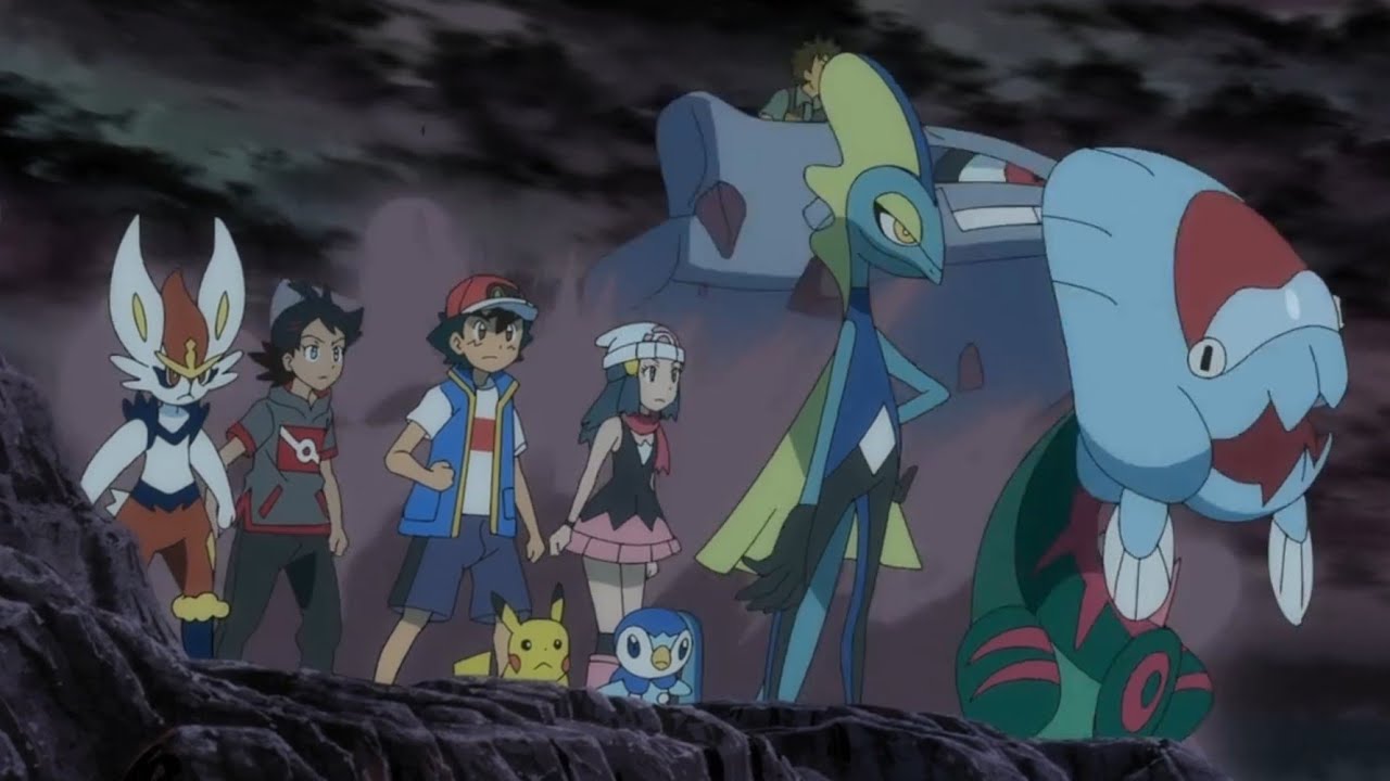 Brock comes with steelix from Underground | Eng subb | The legend ...