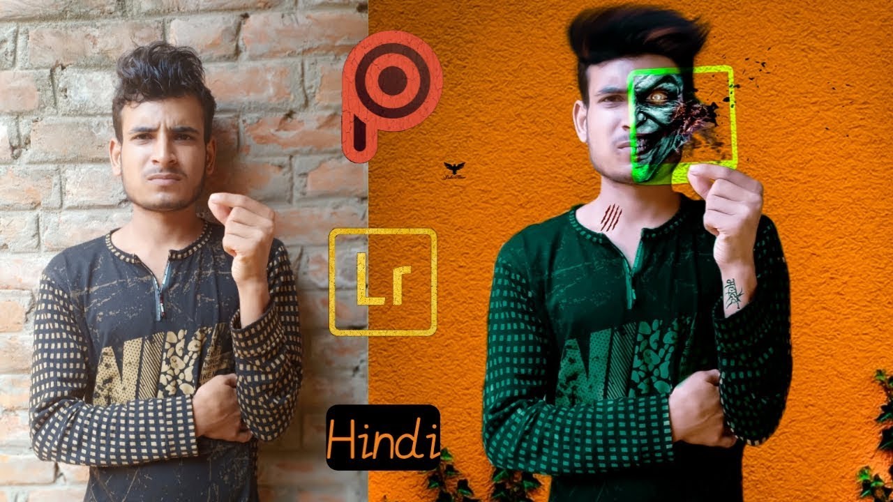 PicsArt Bhoot Joker photo editing lightroom photo editing #techsuper ...