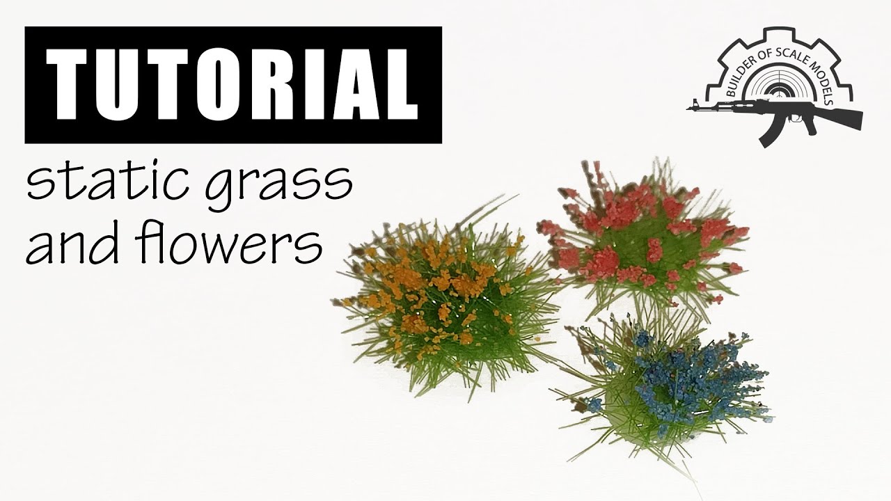 TUTORIAL: static grass and flowers - YouTube