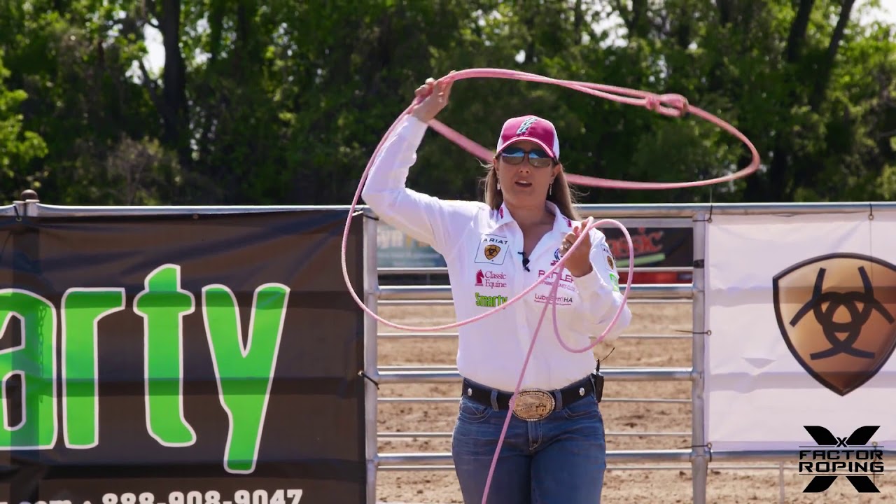 Breakaway Roping Elbow Position with Jackie Crawford - YouTube